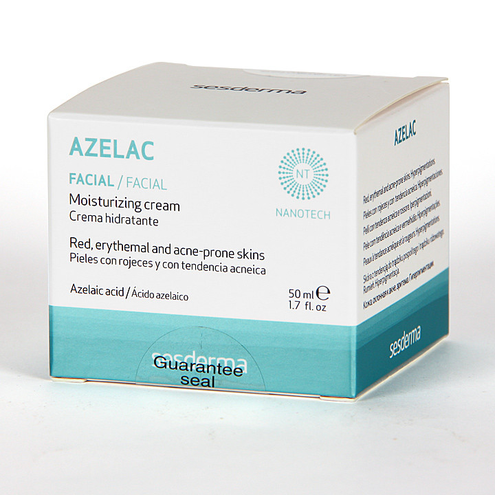 Sesderma Azelac Crema Facial Hidratante 50 ml | Rojeces - Cuperosis ...