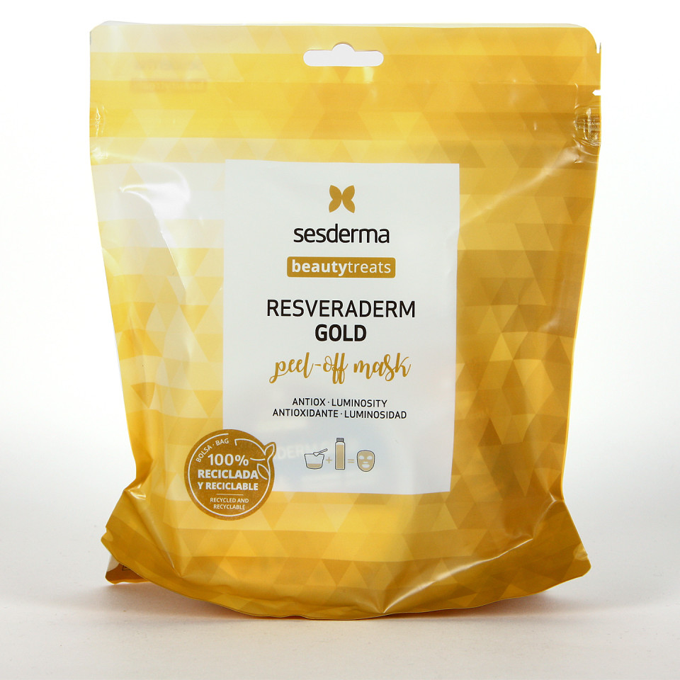 Sesderma Beauty Treats Resveraderm Gold Peel off Mask | Farmacia Jiménez