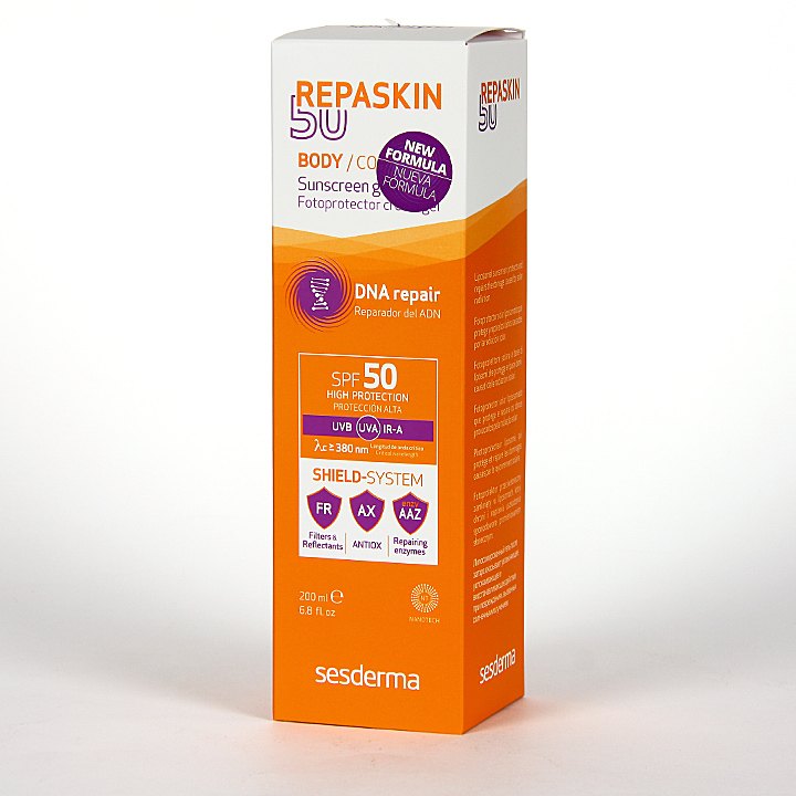 Sesderma Repaskin Loción SPF 50 200 ml | Farmacia Jiménez