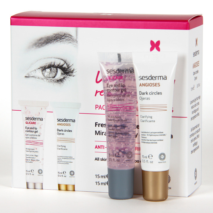 Producto: Sesderma Kit Antiojeras: Angioses + Glicare Contorno 15+15ml | Tratamiento ojeras ...