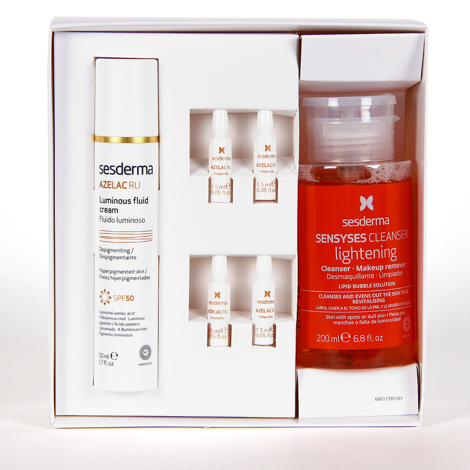 Sesderma PACK Azelac RU Fluido luminoso con Azelac RU Ampollas y ...