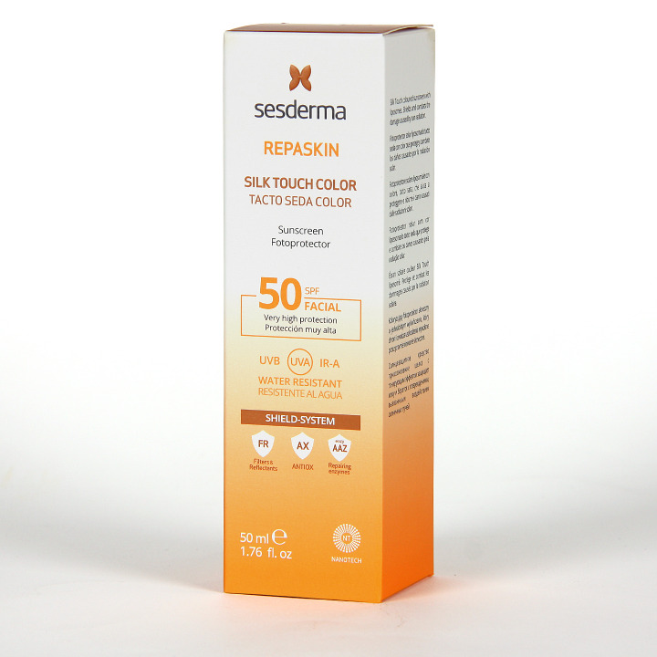 Sesderma Repaskin Tacto Seda Color SPF 50 50 ml | Farmacia Jiménez