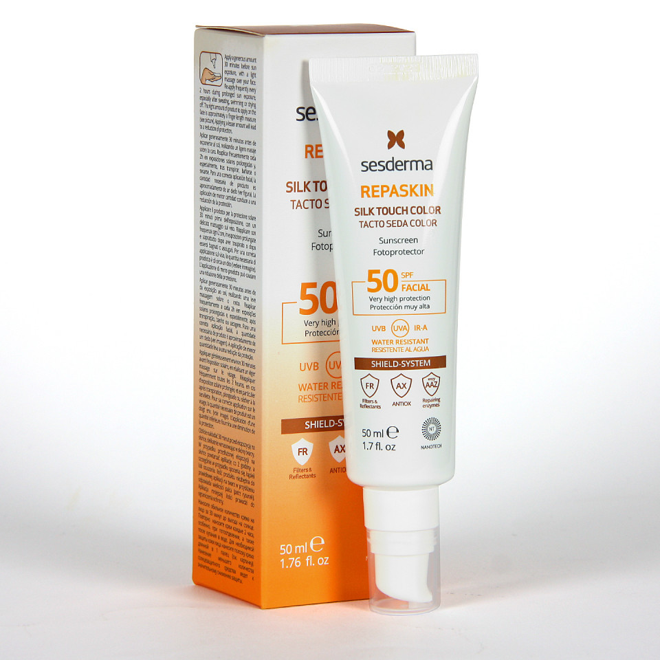 Sesderma Repaskin Tacto Seda Color SPF 50 50 ml | Farmacia Jiménez