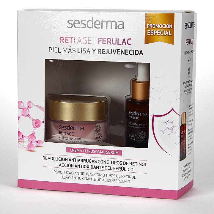 Sesderma Reti Age Crema + Ferulam Serum | Antiarrugas | Farmacia Jiménez