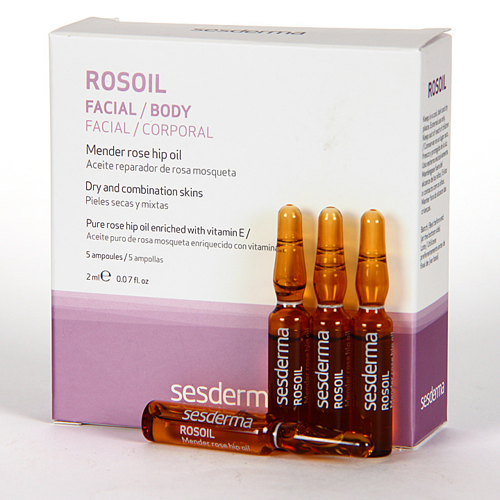 Sesderma Rosoil Rosa Mosqueta Ampollas 5x2ml | Farmacia Jiménez