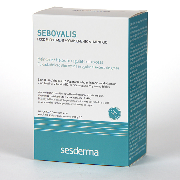 Sesderma Sebovalis 60 Cápsulas | Farmacia Jiménez