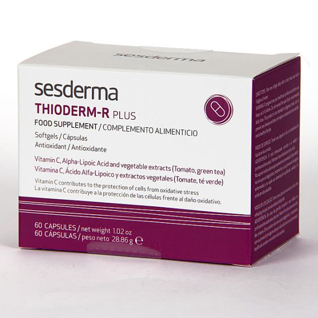 Sesderma Thioderm-R Plus 60 cápsulas | Farmacia Jiménez
