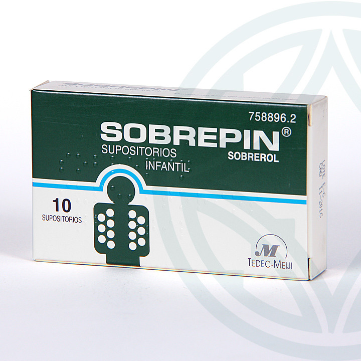 Sobrepin Infantil 10 supositorios | Sobrerol | Farmacia Jiménez
