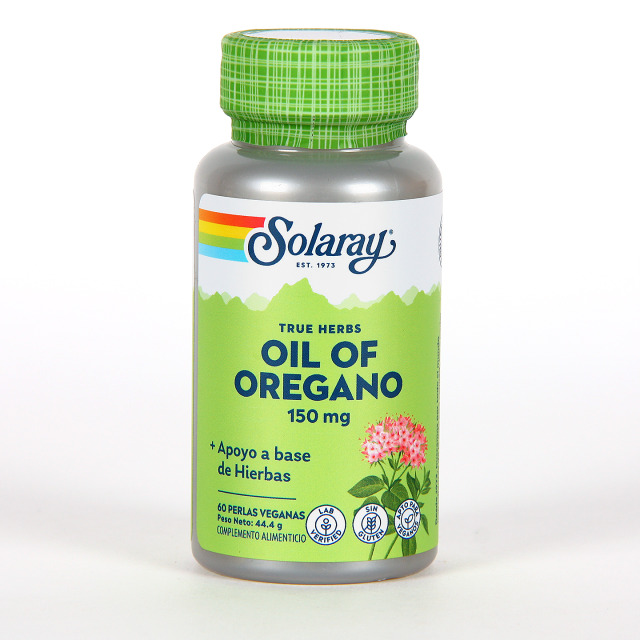 Solaray Aceite de Orégano 150mg 60 perlas | Farmacia Jiménez