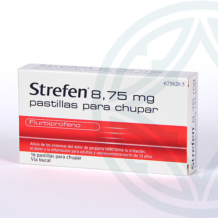 Strefen 16 pastillas para chupar miel y limón | Flurbiprofeno ...