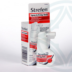 Strefen Solución para pulverización bucal Spray 15 ml | Inflamación ...