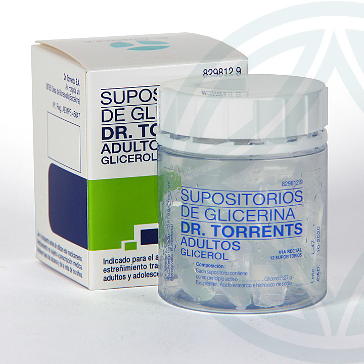 Supositorios Glicerina Dr Torrents Adultos 12 supositorios ...