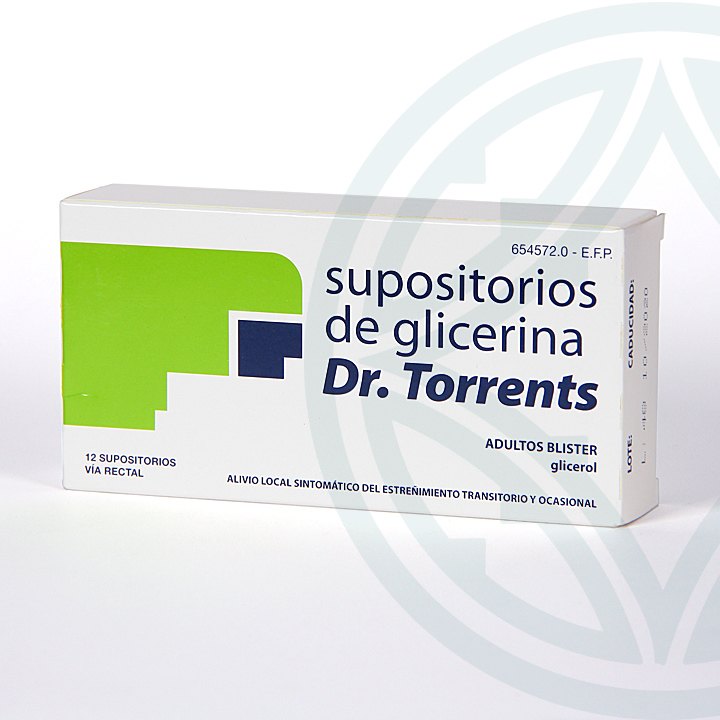 Supositorios Glicerina Dr Torrents Adultos blister 12 supositorios ...