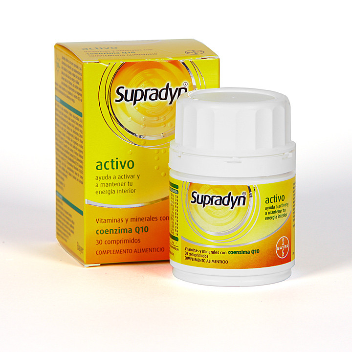 Supradyn Activo 30 comprimidos | Farmacia Jiménez