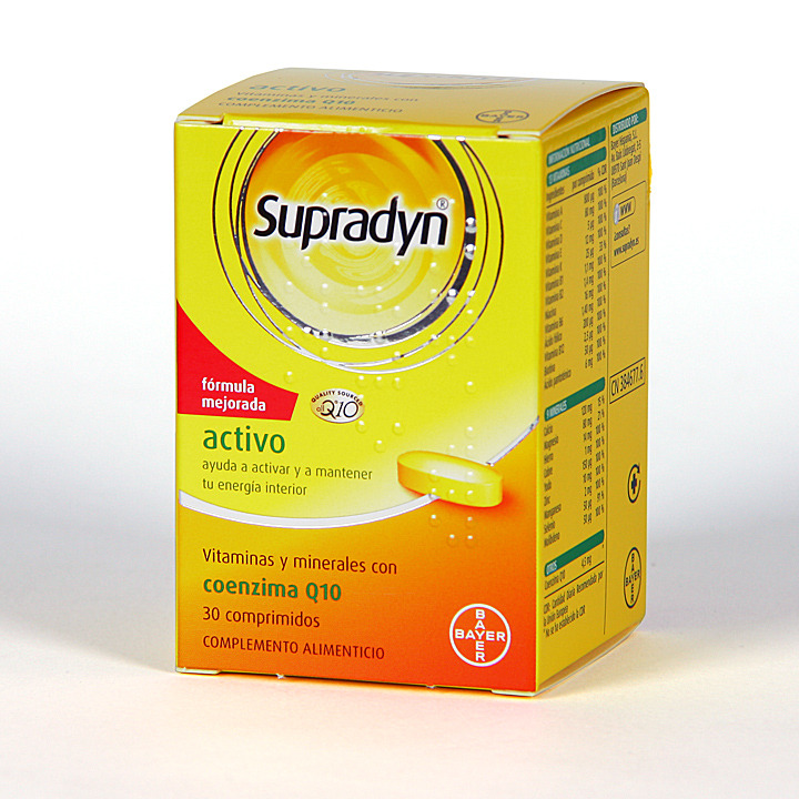 Supradyn Activo 30 comprimidos | Farmacia Jiménez