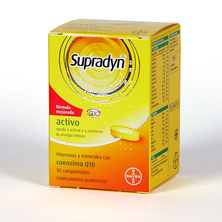 Supradyn Activo 30 comprimidos | Farmacia Jiménez