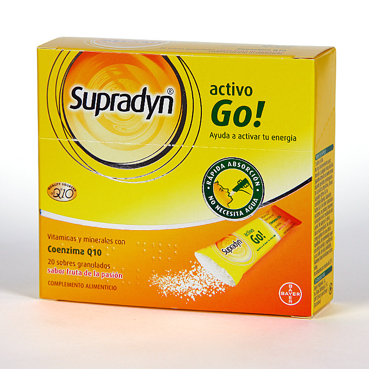 Supradyn Activo Go 20 sobres | Farmacia Jiménez