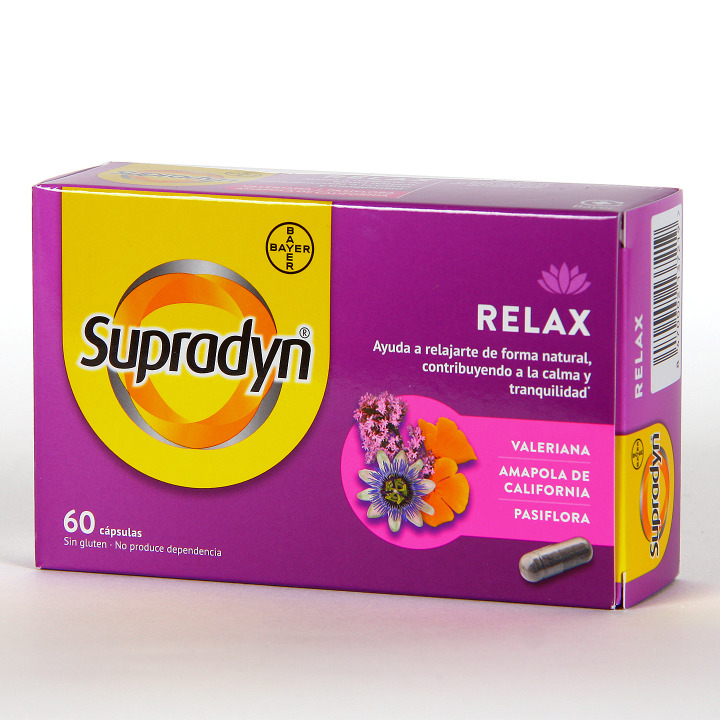 Supradyn Relax 60 cápsulas | Farmacia Jiménez