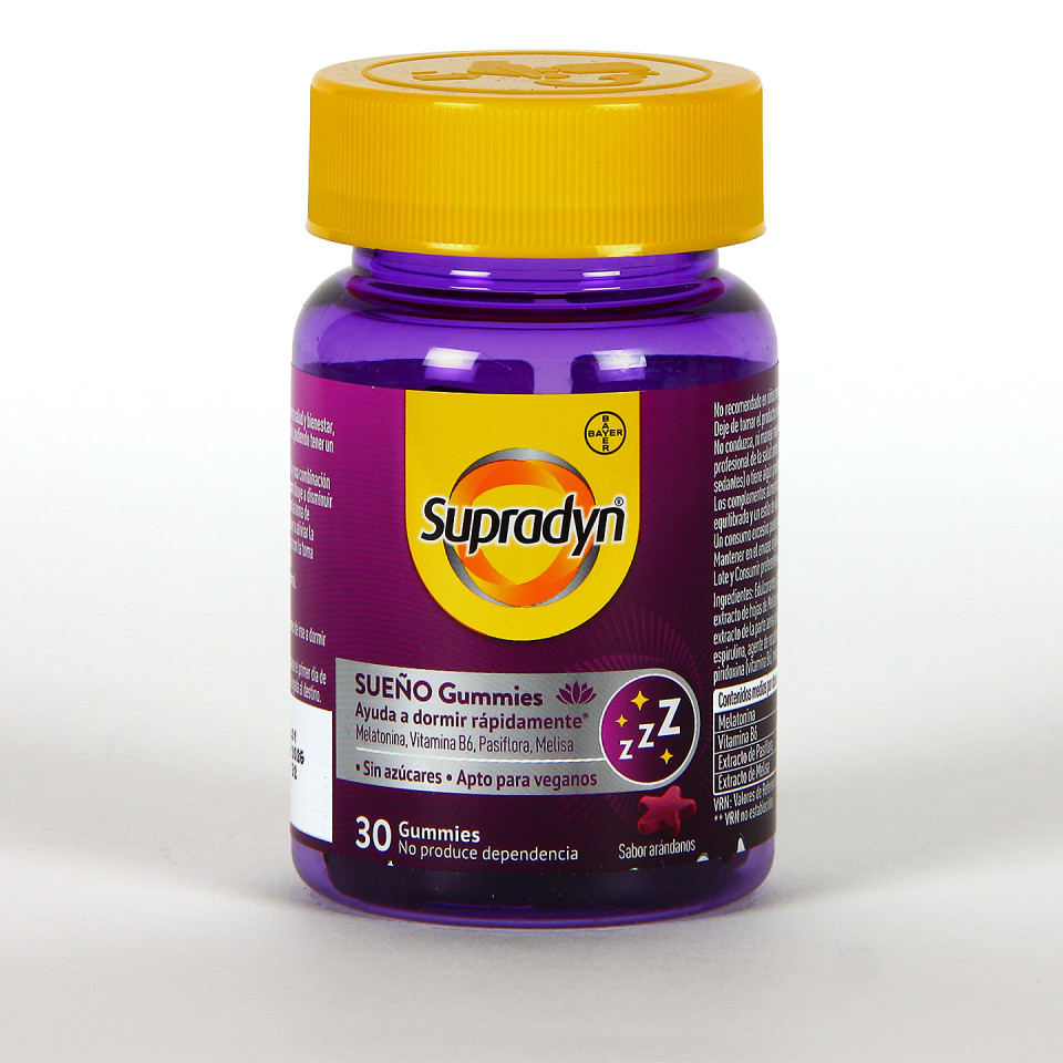 Supradyn Sueño Gummies 30 gominolas | Farmacia Jiménez