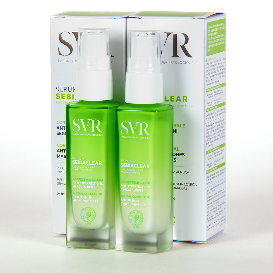 SVR PACK Duplo Sebiaclear Serum 20% Descuento | Farmacia Jiménez