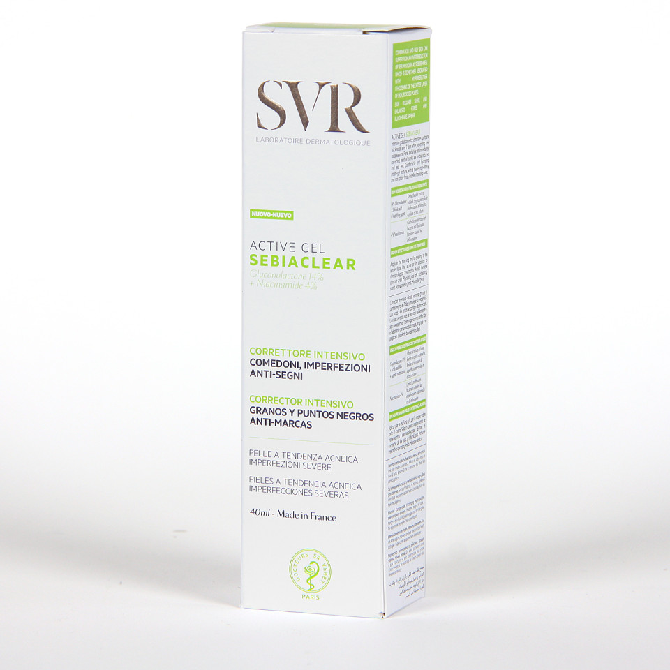 SVR Sebiaclear Active Gel 40 ml | Farmacia Jiménez