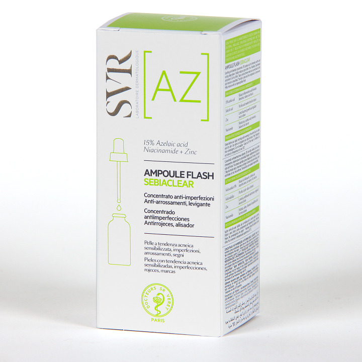 SVR Sebiaclear AZ Ampoule Flash 30ml | Farmacia Jiménez