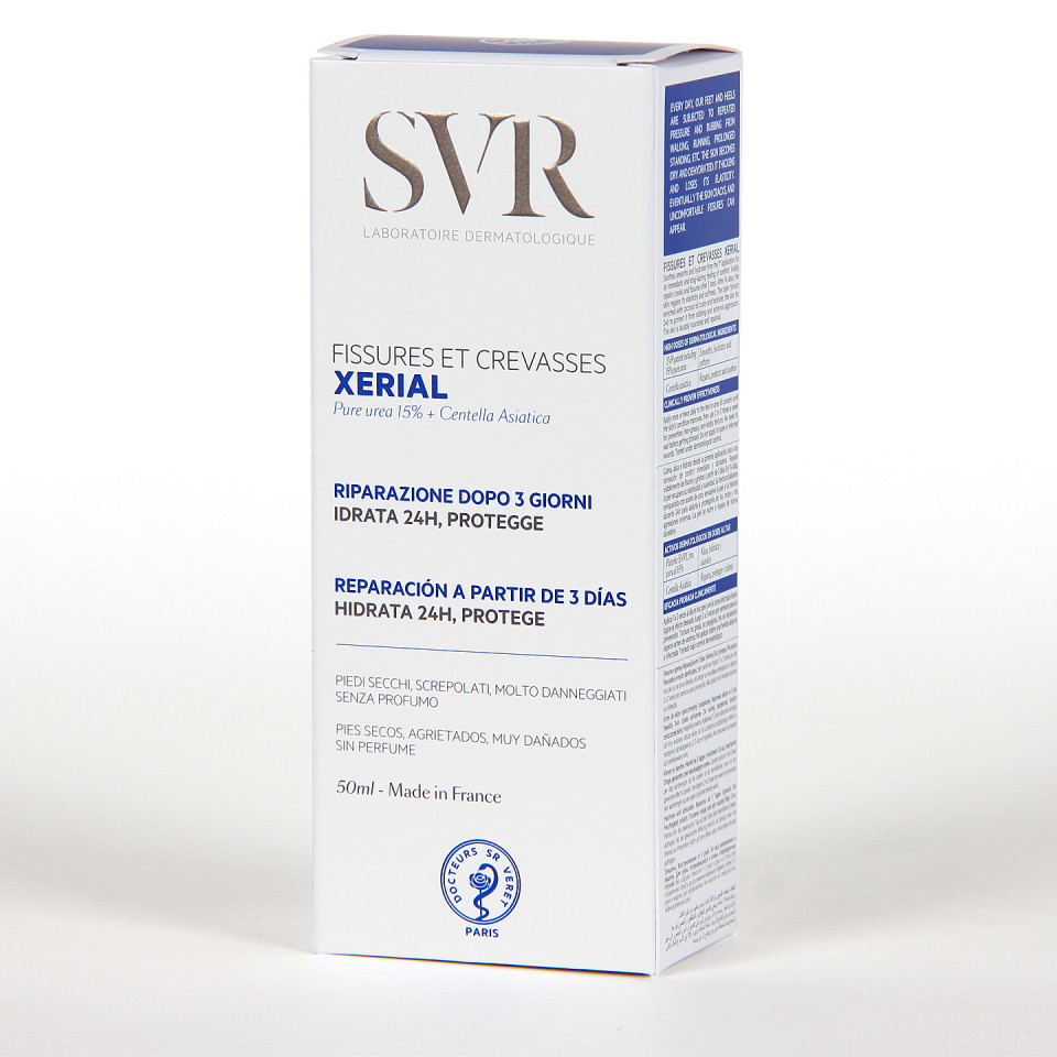 SVR Xerial Fissures Crevasses 50ml | Farmacia Jiménez