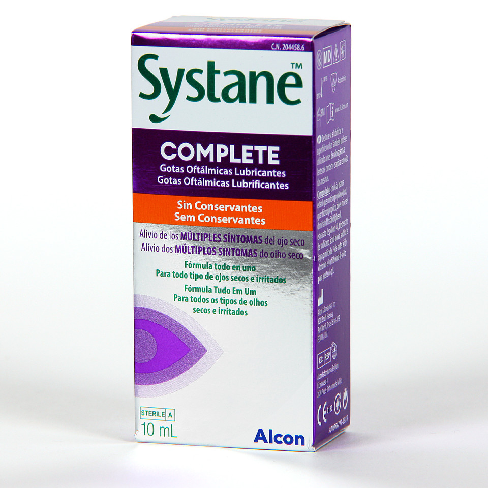 Systane Complete Gotas Oftálmicas Lubricantes 10ml sin conservantes ...