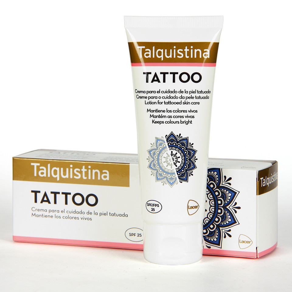 Talquistina Tatto crema tatuajes SPF 25 70 ml | Farmacia Jiménez