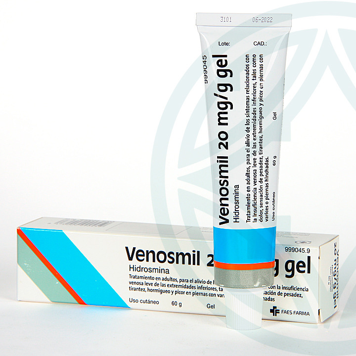 Venosmil gel tópico 60 g | Hidrosmina | Farmacia Jiménez