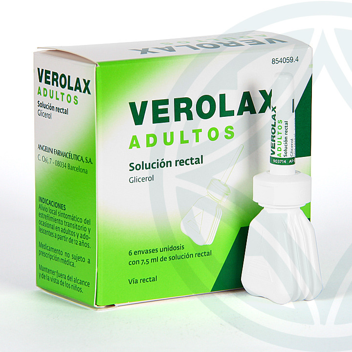 Verolax Adultos 6 enemas solución rectal | Estreñimiento | Farmacia Jiménez