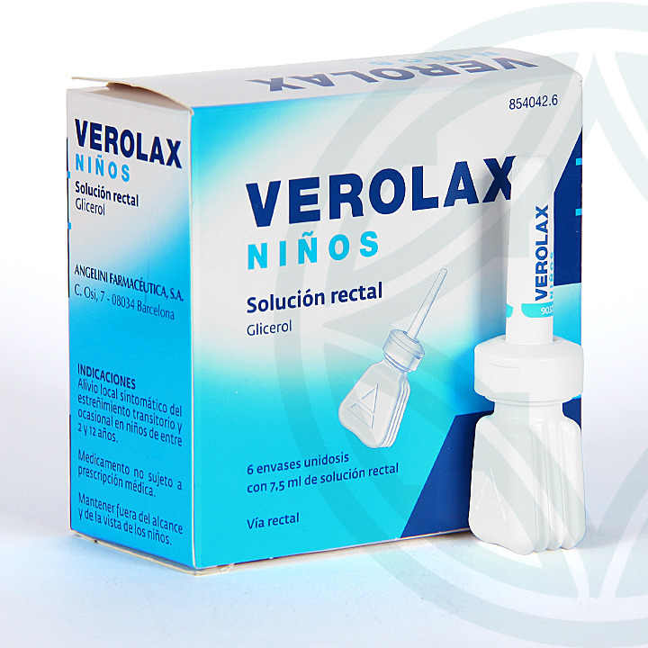 Verolax Niños 6 enemas solución rectal | Antiestreñimiento | Farmacia ...