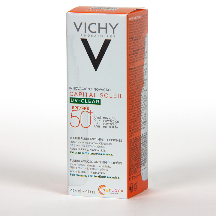 Vichy Capital Soleil UV-Clear SPF 50 40ml | Farmacia Jiménez