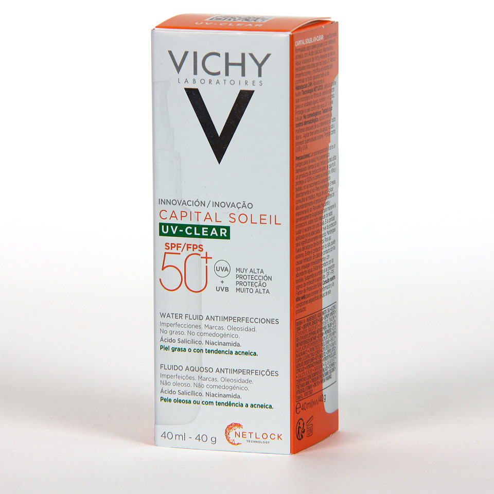Vichy Capital Soleil UV-Clear SPF 50 40ml | Farmacia Jiménez