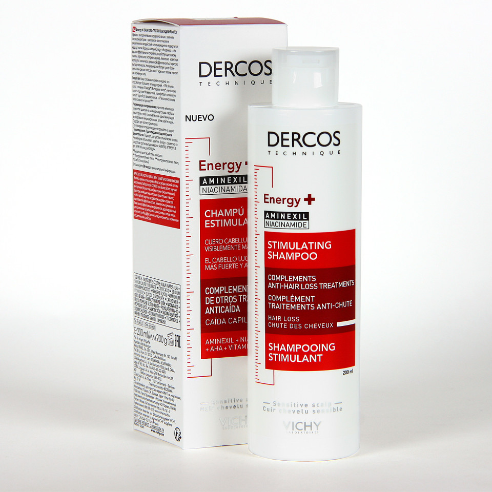 Vichy Dercos Champú Energy+ 200ml | Farmacia Jiménez