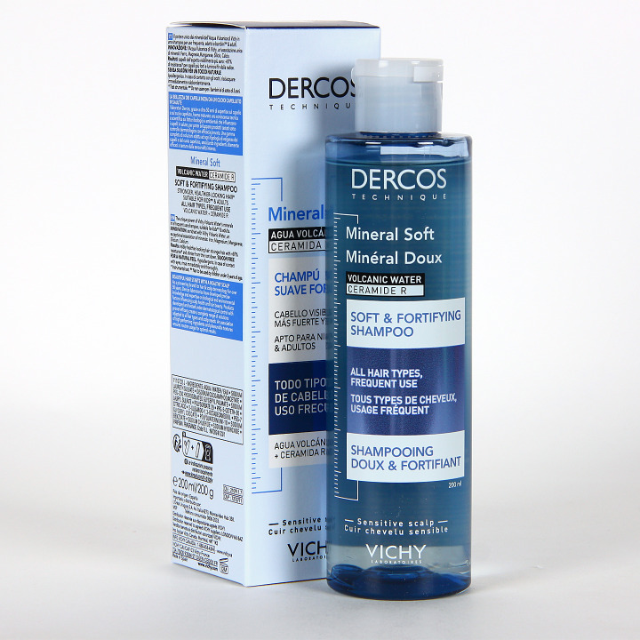 Vichy Dercos Champú Mineral suave 200ml | Farmacia Jiménez
