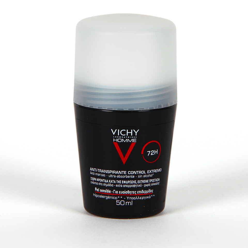 Vichy Homme Desodorante Bola Anti Transpirante 50 ml | Farmacia Jiménez