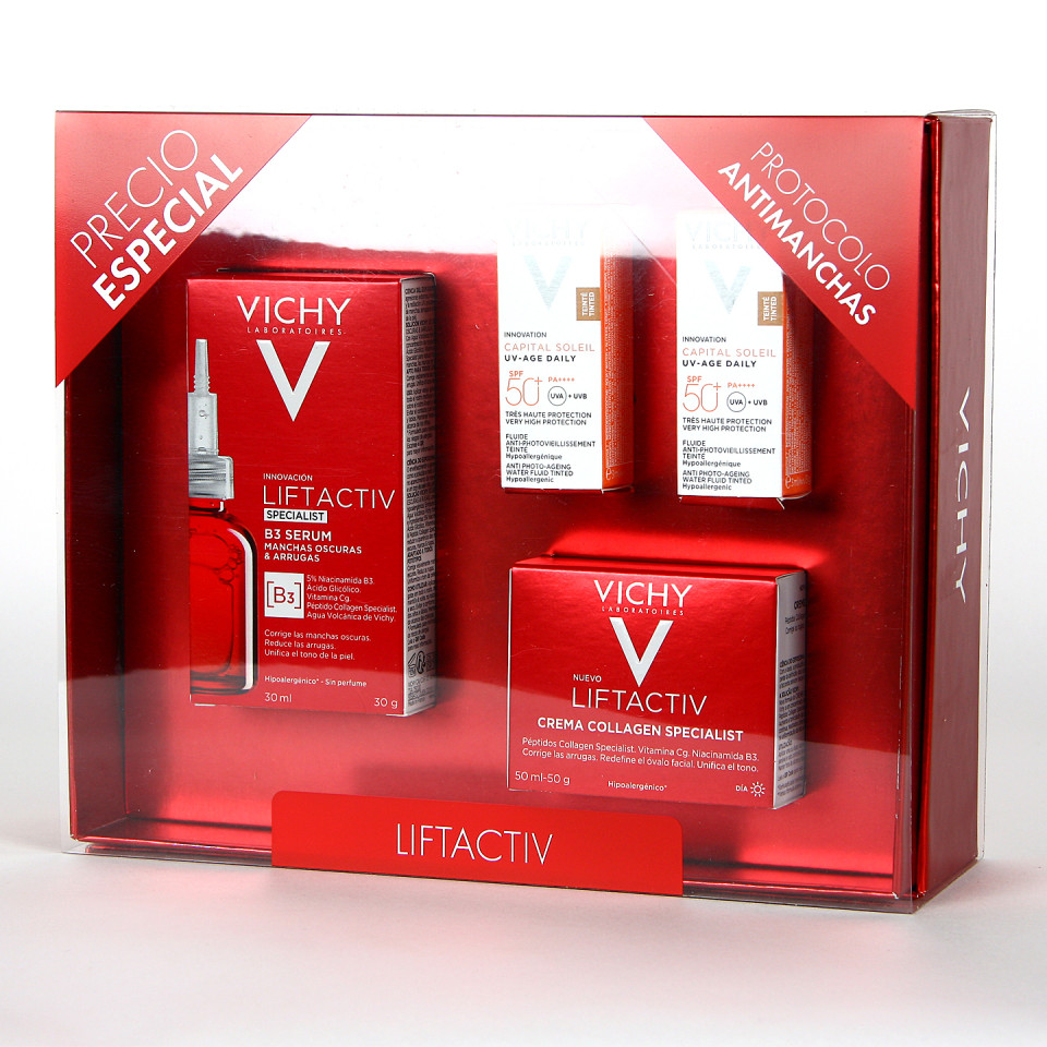 Vichy PACK Liftactiv Specialist B3 Serum y Collagen Crema de dia Precio ...
