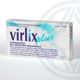Virlix Plus 14 comprimidos | Antialérgico | Farmacia Jiménez
