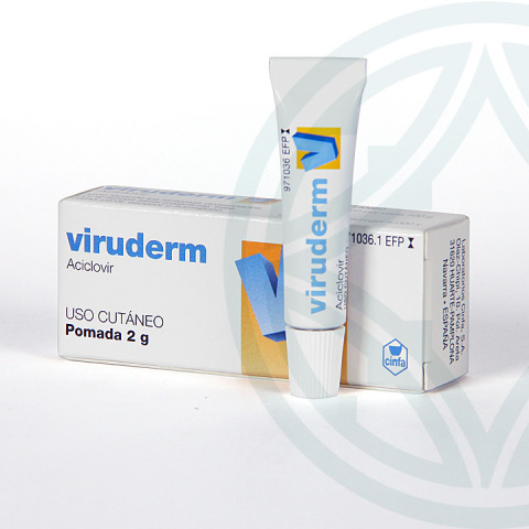 Viruderm 50 m/g pomada 2 g | Herpes | Farmacia Jiménez