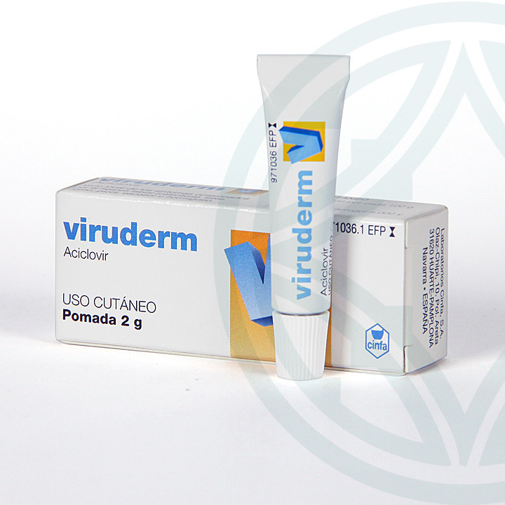 Viruderm 50 m/g pomada 2 g | Herpes | Farmacia Jiménez