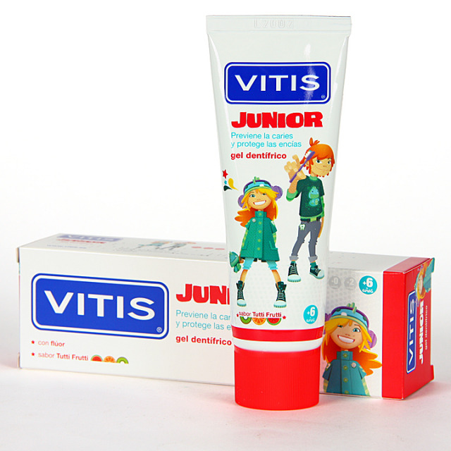 Vitis Junior gel dentífrico 75 ml | Farmacia Jiménez