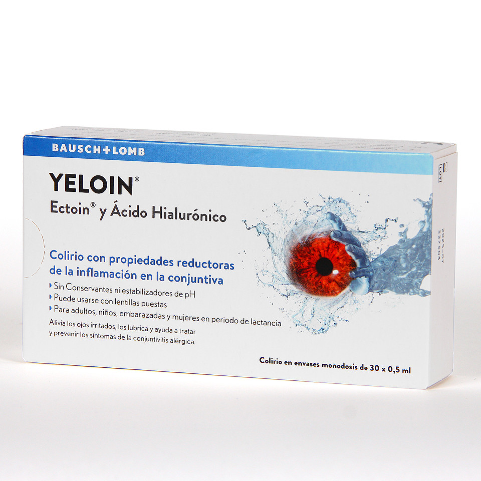 Yeloin Colirio 30 monodosis | Farmacia Jiménez