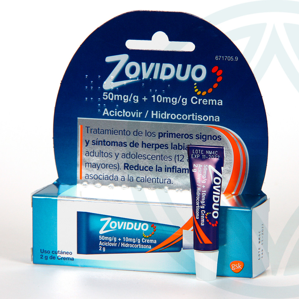 Zoviduo 50mg/g y 10mg/g crema | Herpes | Farmacia Jiménez